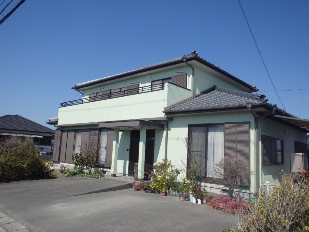 浜松市南区中田島町にてSK化研の無機ハイブリット塗料にて施工完了しました。｜浜松市外壁塗装屋根専門店の加藤塗装｜施工事例｜浜松市で外壁塗装 ...